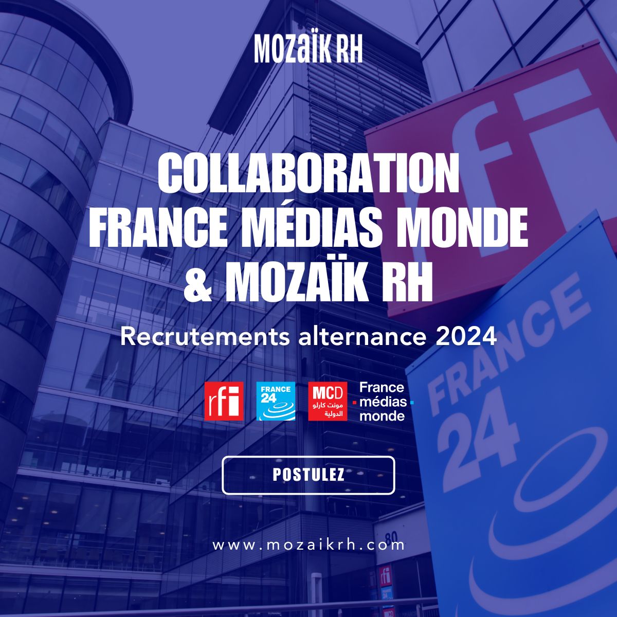 Nouvelle collaboration avec France Médias Monde - Mozaik RH